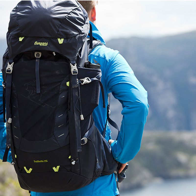 Σακίδιο Πλάτης Bergans Trollhetta 55L Solid Charcoal Hiking Backpack