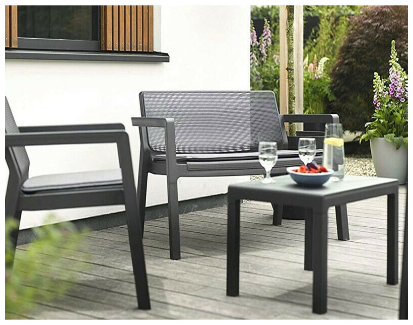 Σετ Σαλονιού με Μαξιλάρια Emily 4τμχ Keter Κωδ. 2610134